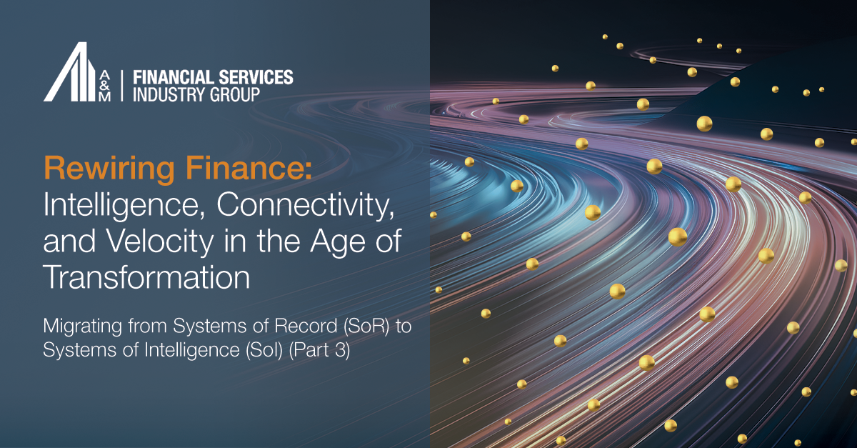 Migrating from Systems of Record (SoR) to Systems of Intelligence (SoI ...