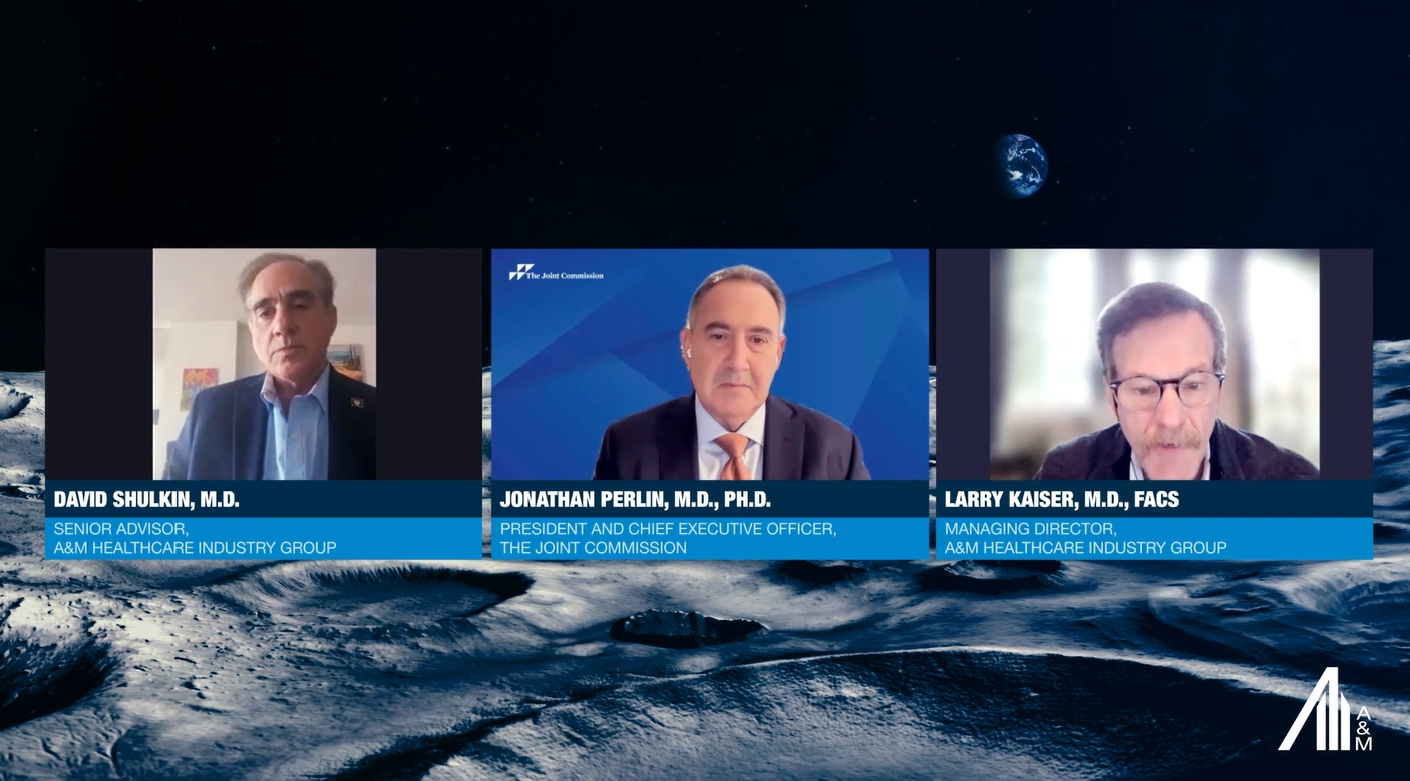 Dr. Perlin Leads The Joint Commission to Take on the Biggest Issues in ...