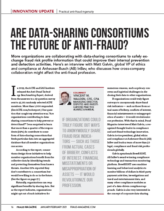Are Data-sharing Consortiums the Future of Anti-fraud? | Alvarez ...