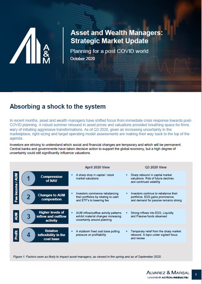 Asset and Wealth Managers: Strategic Market Update - Planning for a ...